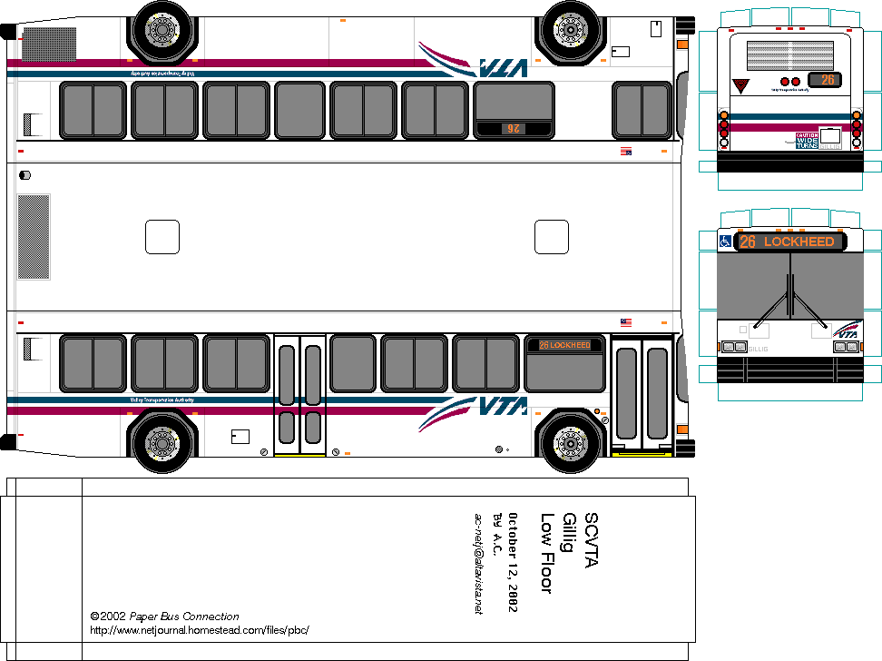 United States 美國 – Paper Bus Connection – 紙巴士總匯